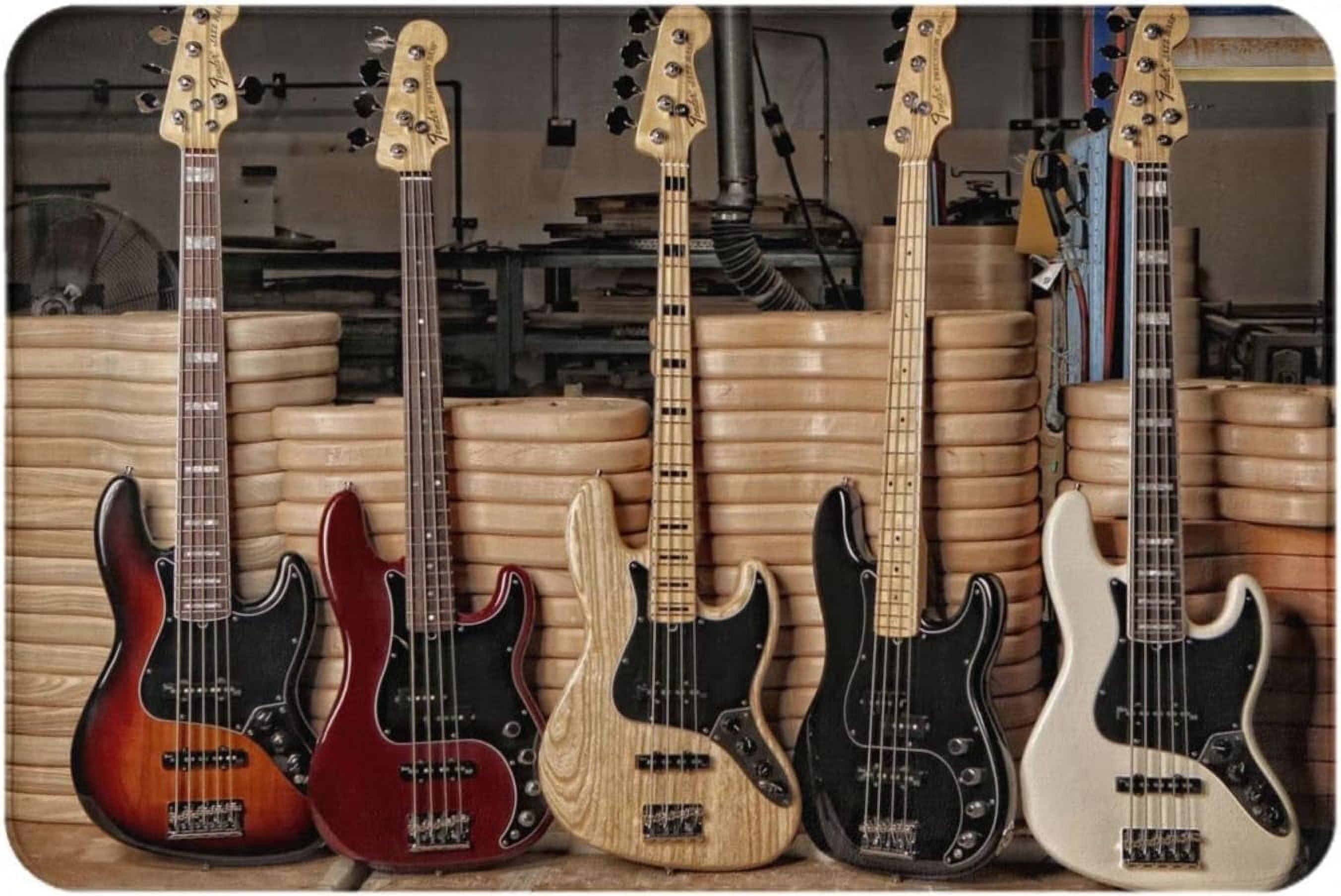 Guitar Bass Music Musical Instruments Door mat Carpet Durable Welcome ...
