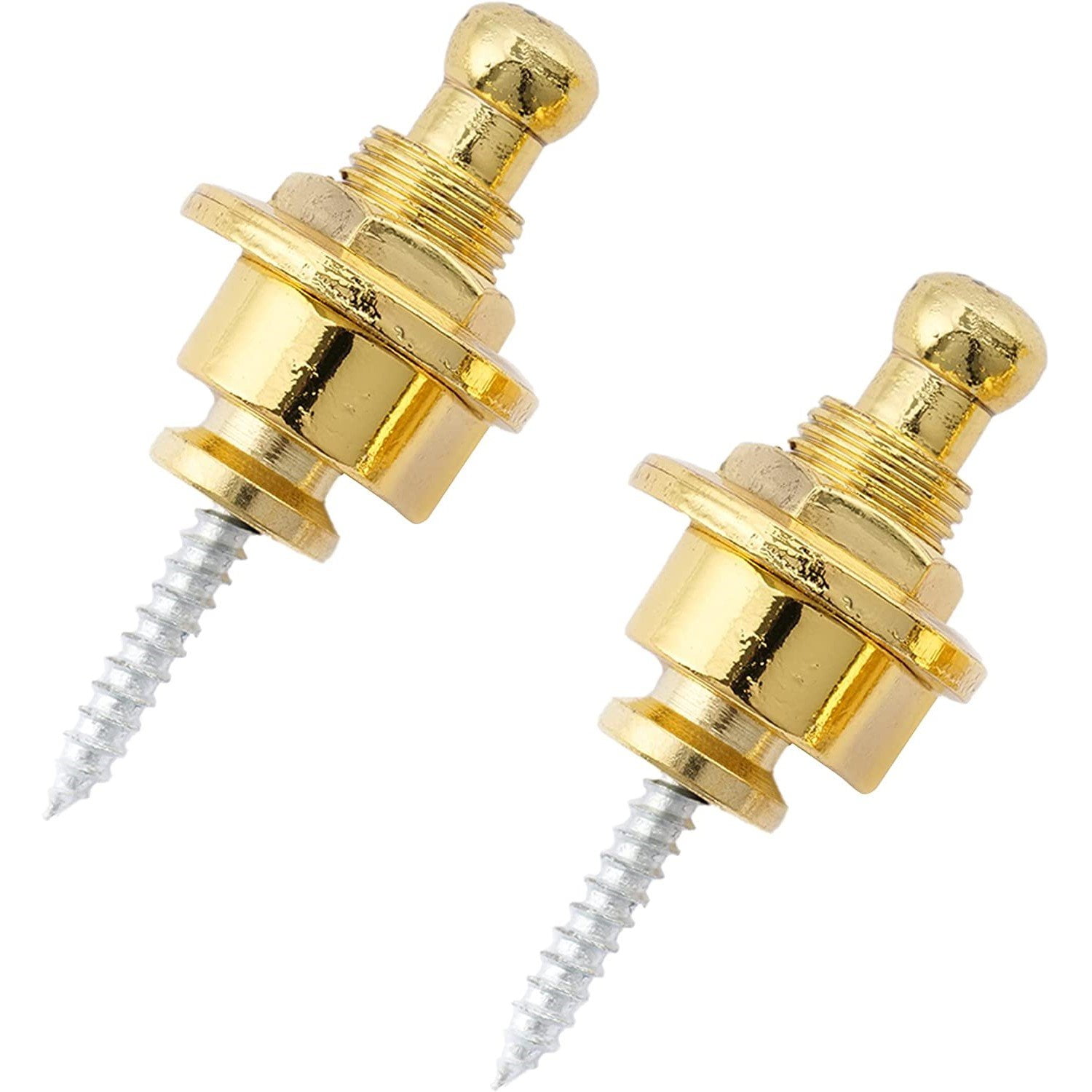 Guitar Bass Strap Lock Security Metal Fastener Strap Locks Metal Button ...