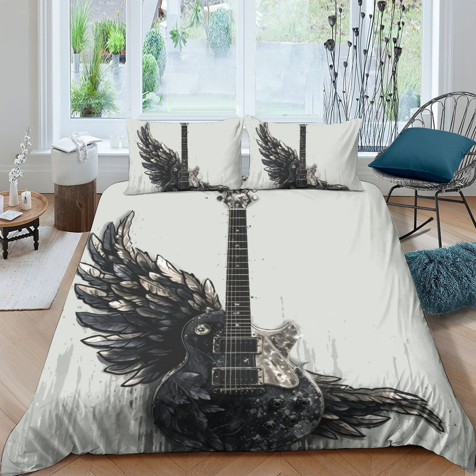 Guitar Bedding Set 3D Printed Comforter Covers Duvet Cover Quilt Cover ...