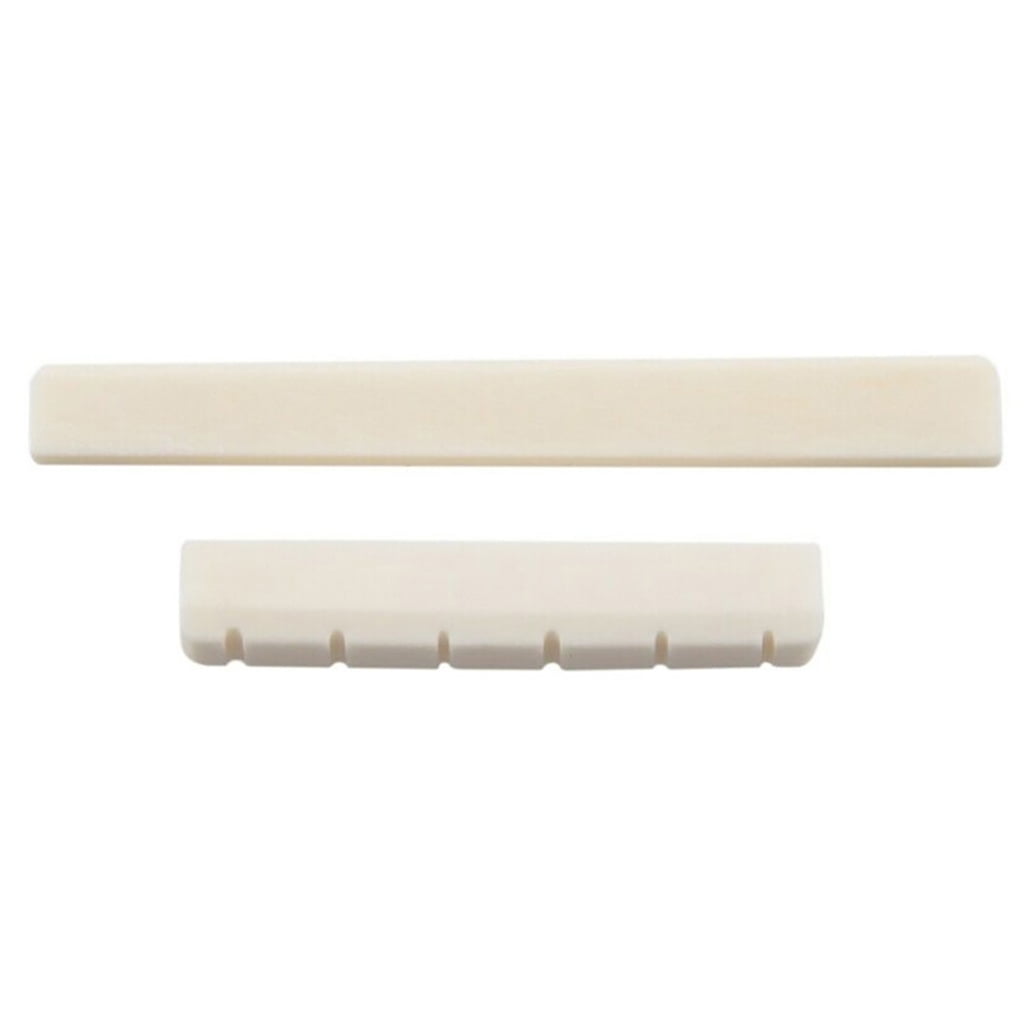 Guitar Blank Bone Nut and Guitar Bridge Saddle DIY Stringed Instrument ...