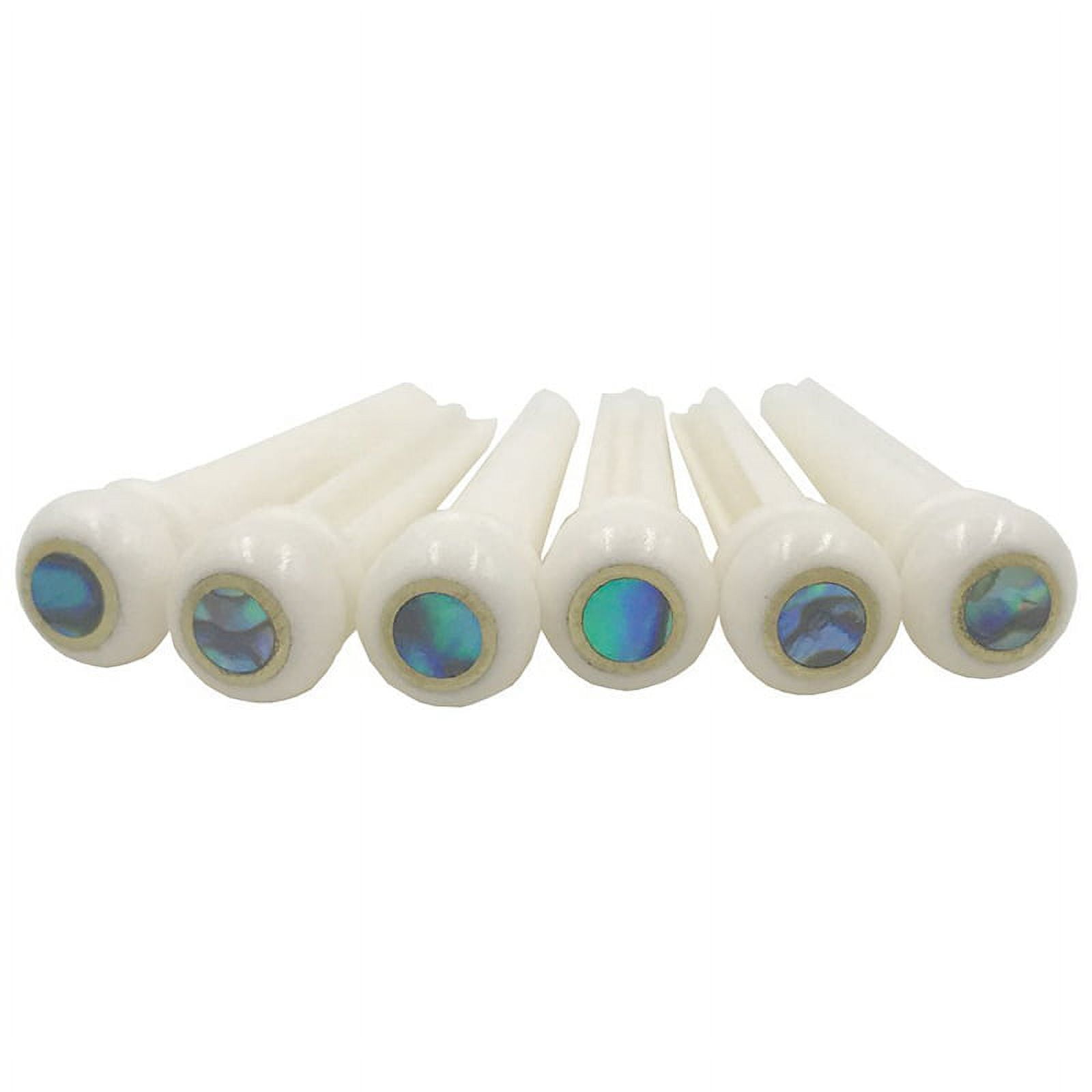 Guitar Bone Bridge Pins with 5.3mm Position Abanlone Dot for Acoustic ...