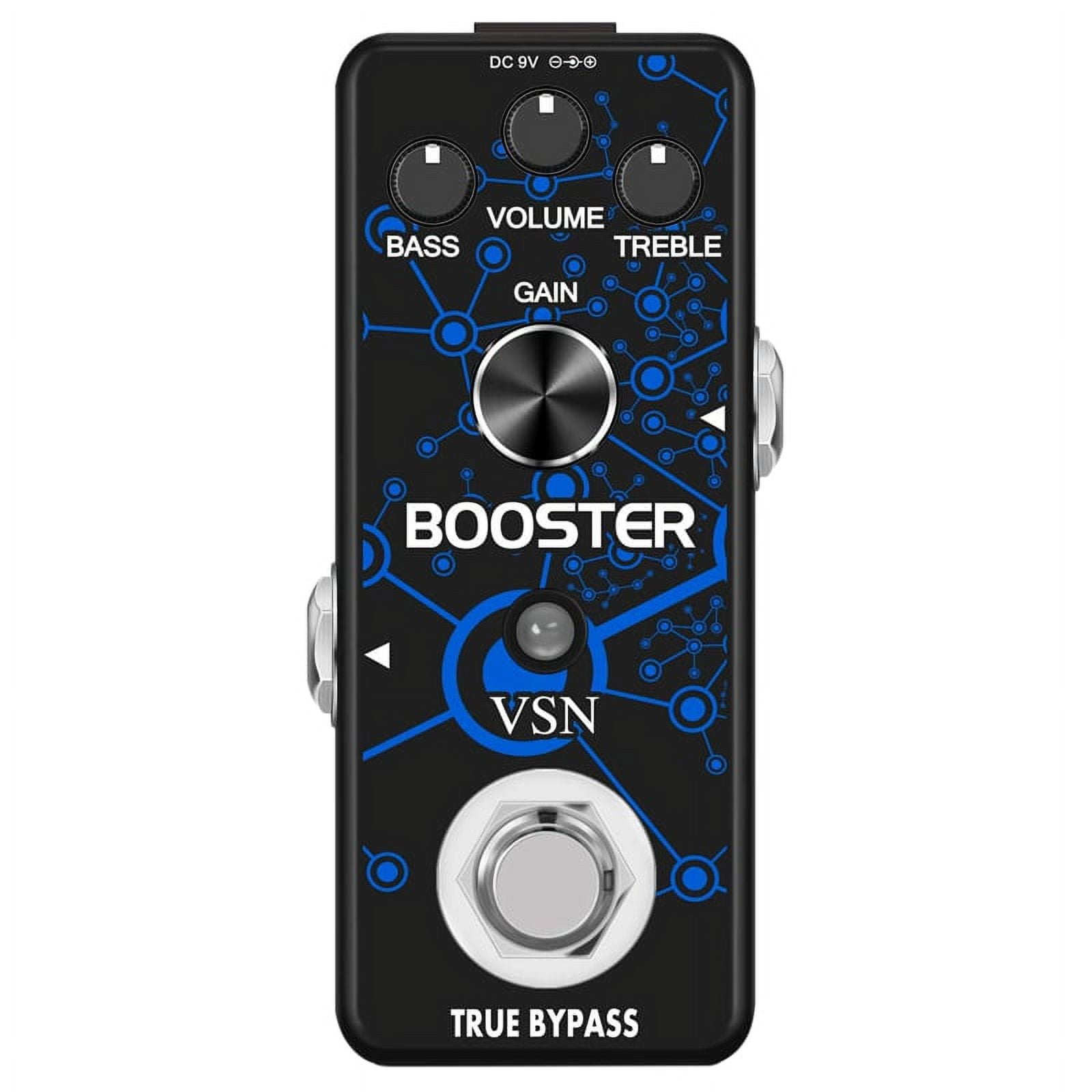 Guitar Booster Effect Pedal Analog Boost Effects Pedals for Electric Guitar Mini Boost Pedals ...