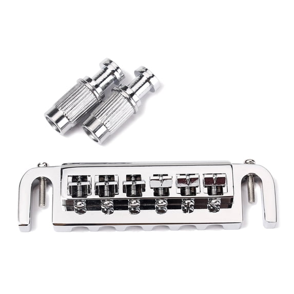 Guitar Bridge, Electric Guitar Bridge Wraparound Bridge Stop Tailpiece ...