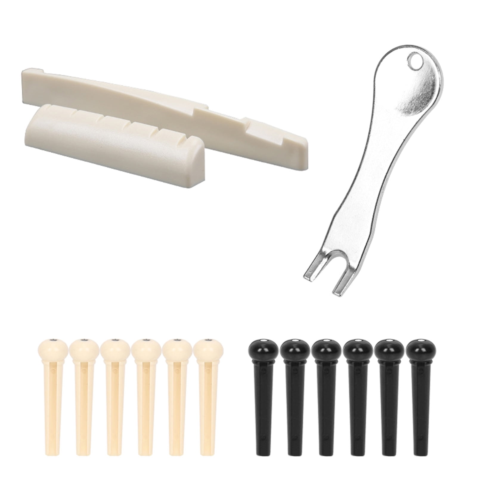 Guitar Bridge Pins Puller Pulling Remover Extractor Tool with 12 Pack ...