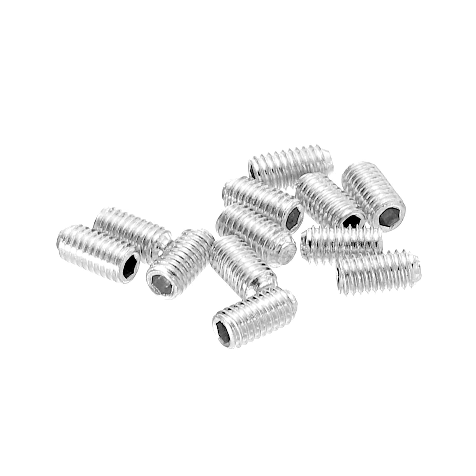 Guitar Bridge Saddle Height Adjustment Screws Metric M3x6 Silver for ...