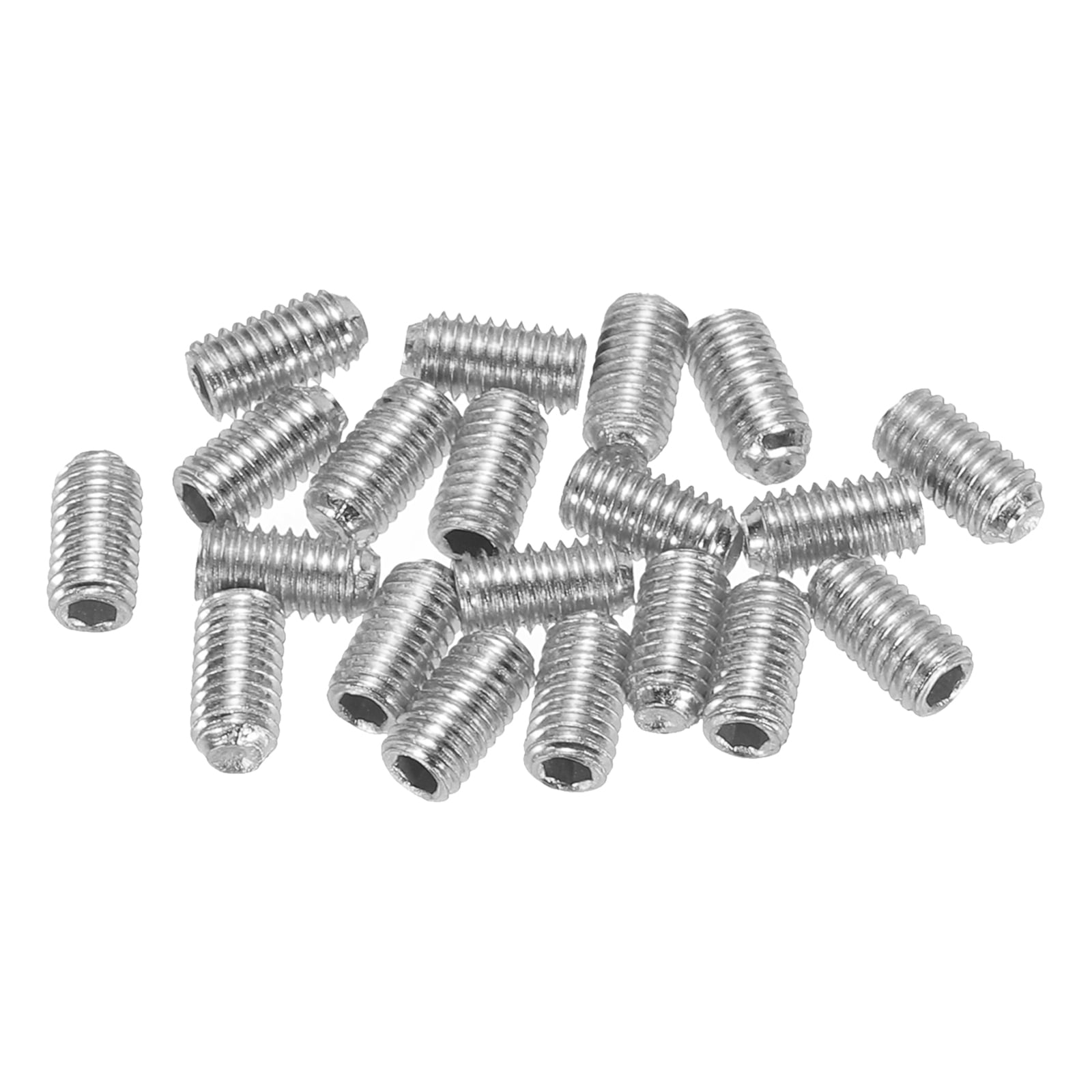 Guitar Bridge Saddle Height Adjustment Screws Metric M3x6 Silver for ...