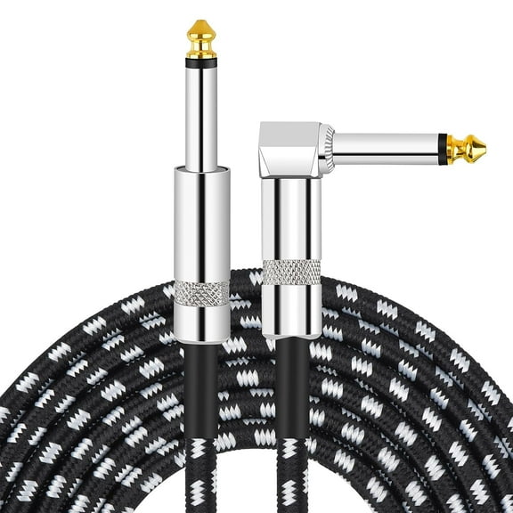 Pro Guitar Cable 6 ft, Gold-Plated Neutrik REAN Connector, 18 AWG OFC ...