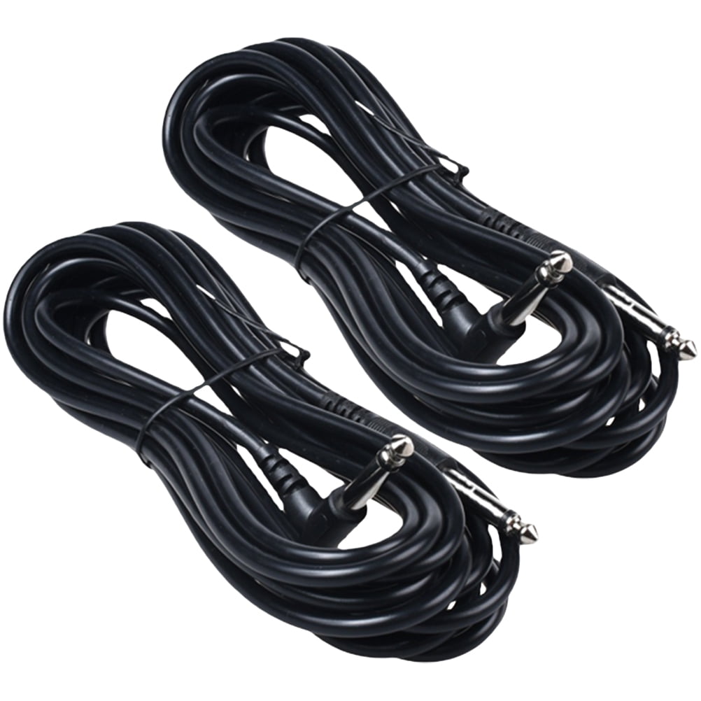 Guitar Cable 2 Pcs Electric Guitars Bass Keyboard Professional ...