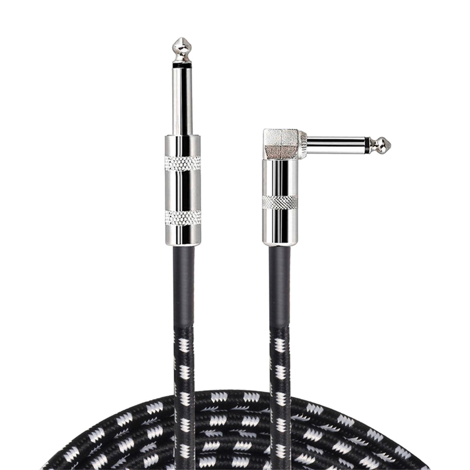 Guitar Cable Electric Guitar Cord Instrument Cable Durable for Speakers ...