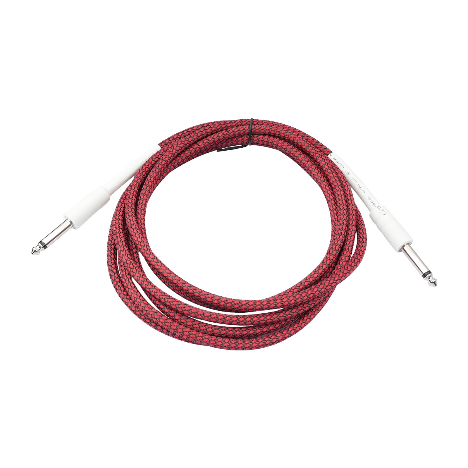 Guitar Cable Electric Instrument Cable Bass Cord 6.35mm Straight to ...