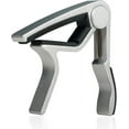 Guitar Capo for 6 String Acoustic and Electric Guitars - Silver Finish ...