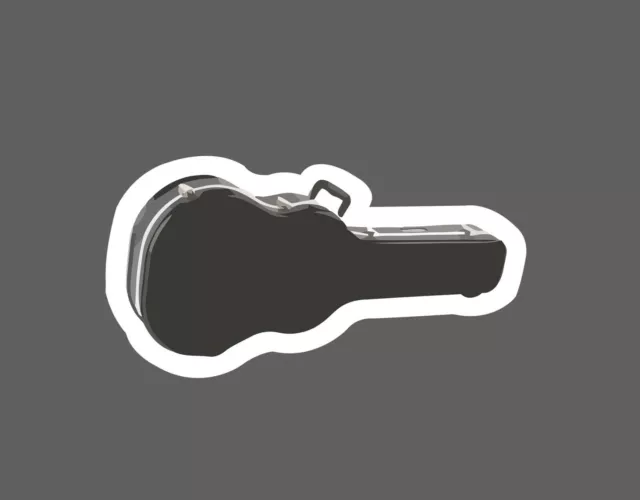 Guitar Case Sticker Music Band Waterproof Sticker Phone Decal Water ...