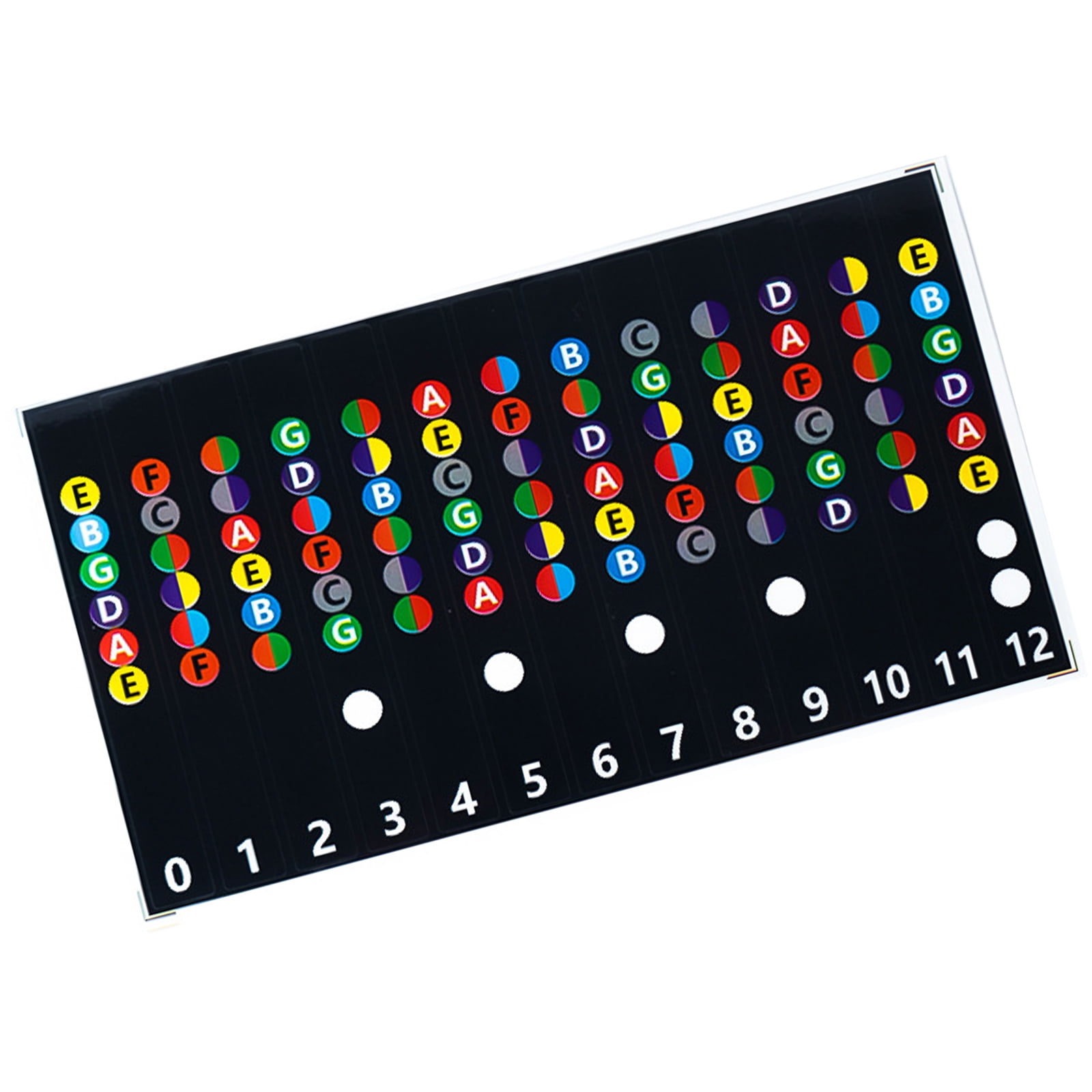 Guitar Chord Stickers Fret Map Sticker for Kids Beginner Learning ...