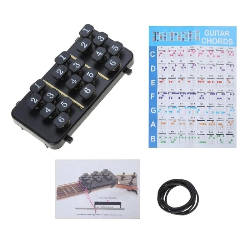 Guitar Chord Trainer Tool Learning System Assist Finger Teaching Aid ...