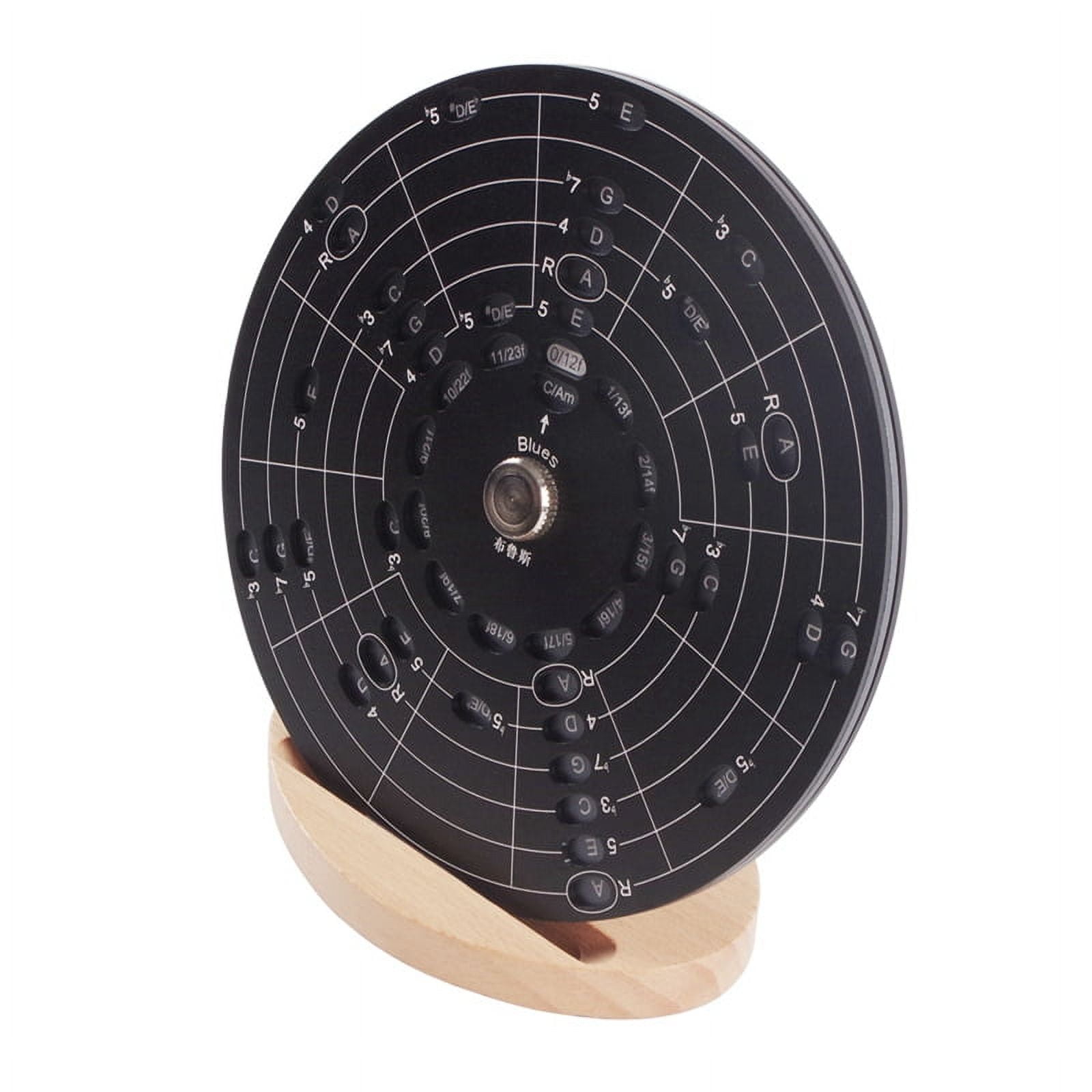 Guitar Chord Wheel Scale Dial Wooden Melody Tool Musical Instruments ...