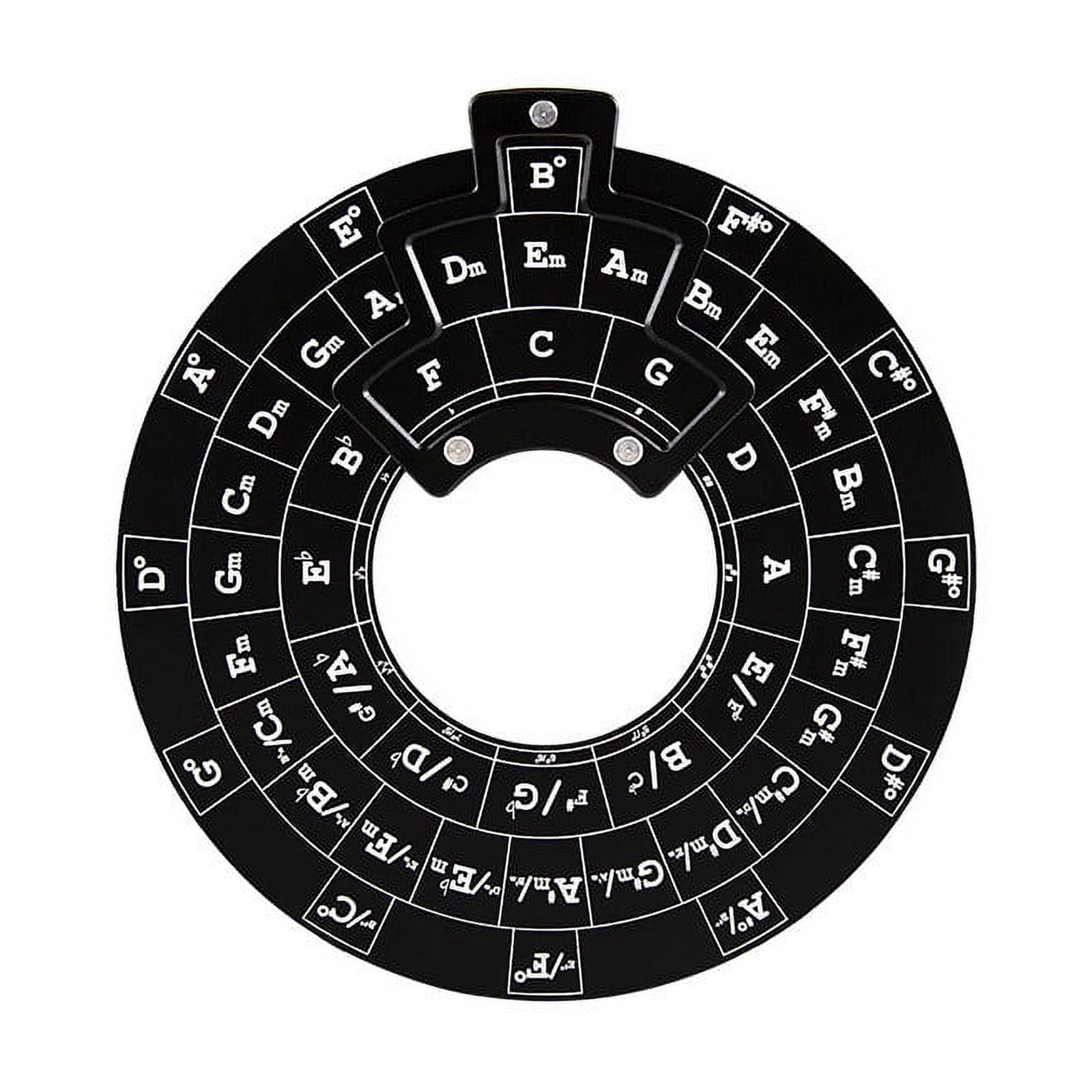 Zssyw Guitar Chord Wheel with Stand - Music Theory Tool for Musicians ...