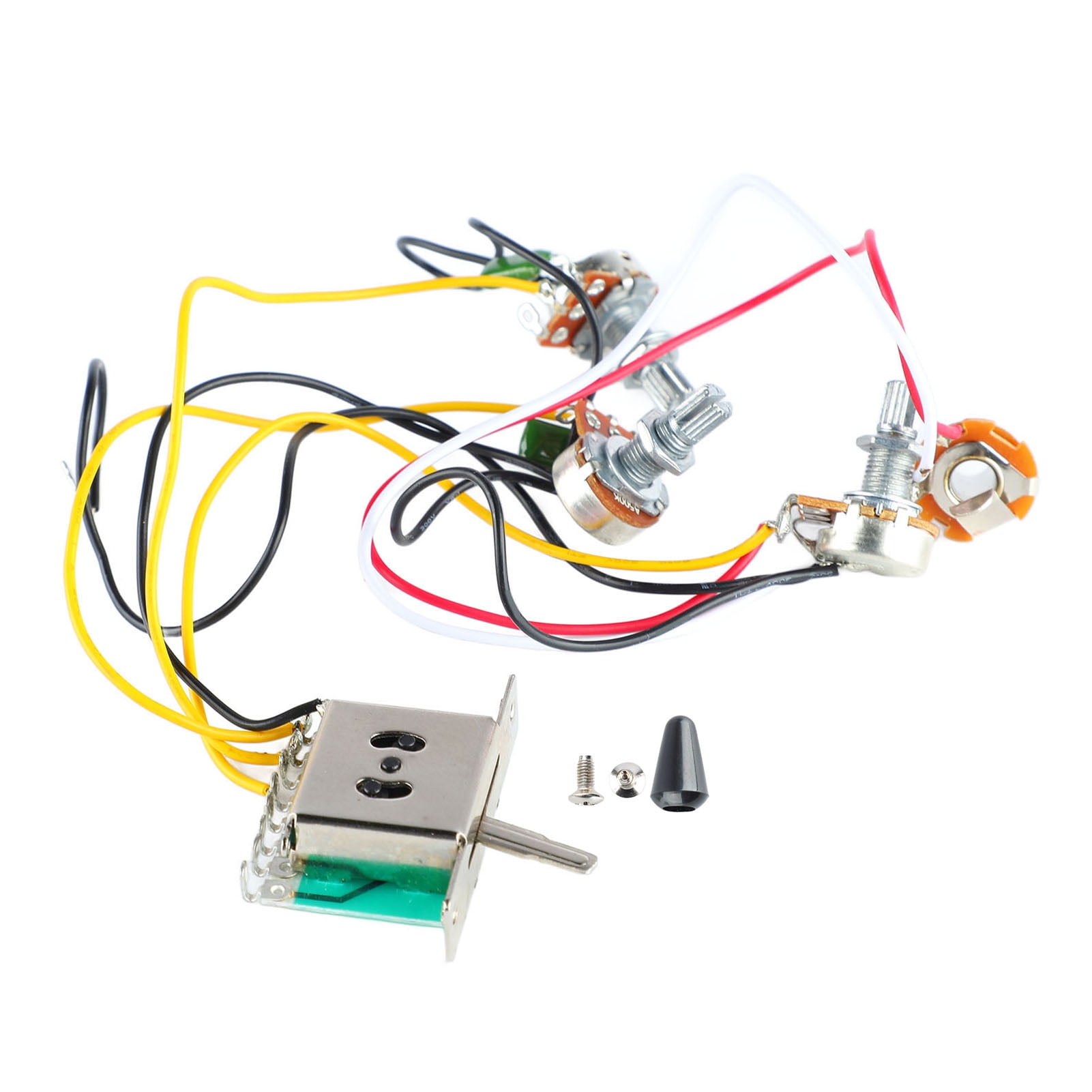 Guitar Circuit Wiring Accessory 5 Way Jack Switch Guitar Volume Tone ...