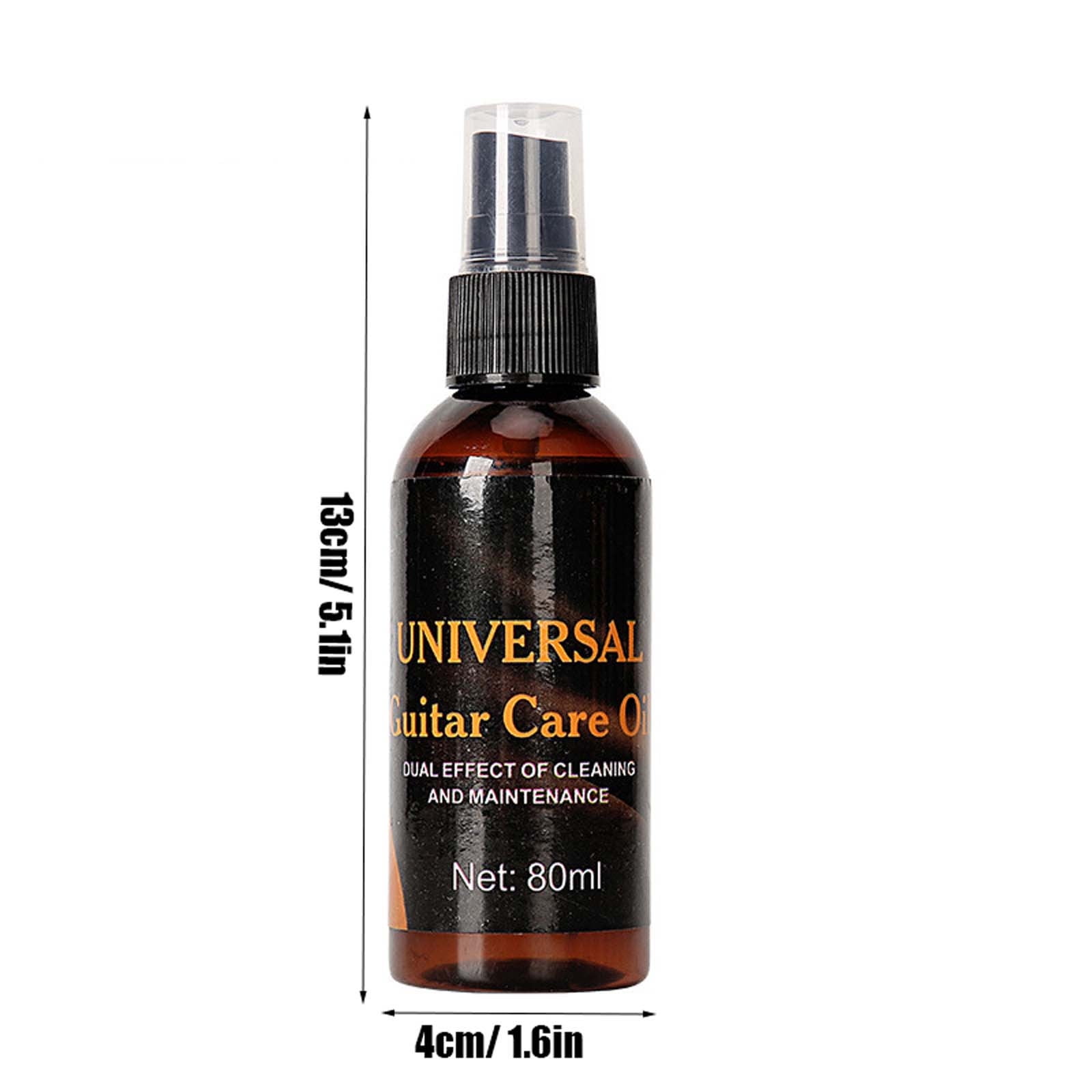 Guitar Cleaning Kit - 80ml Lemon Oil Polishing & Conditioning Set, String Cleaner, Wood Care ...