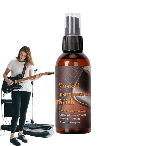 2 Packs Guitar Cleaning Kit with Lemon Oil Polish, String Cleaner and ...