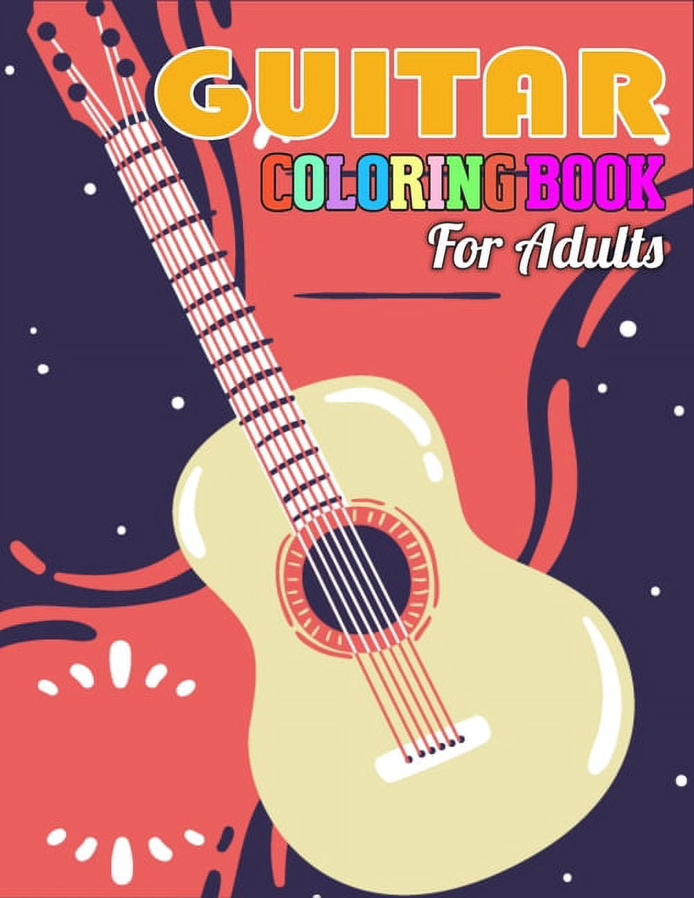 Guitar Girl Coloring Pages