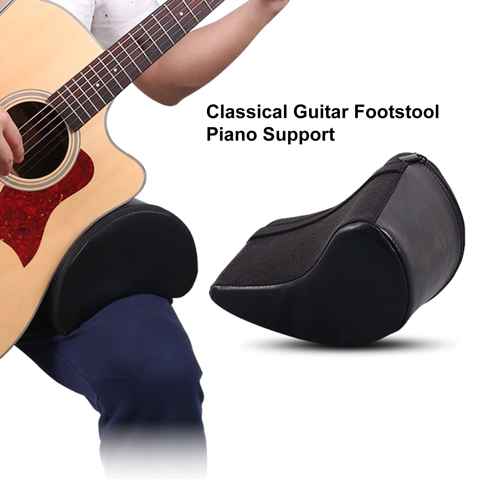 Guitar Cushion, Faux Leather Guitar Stand High Stability Ergonomics ...