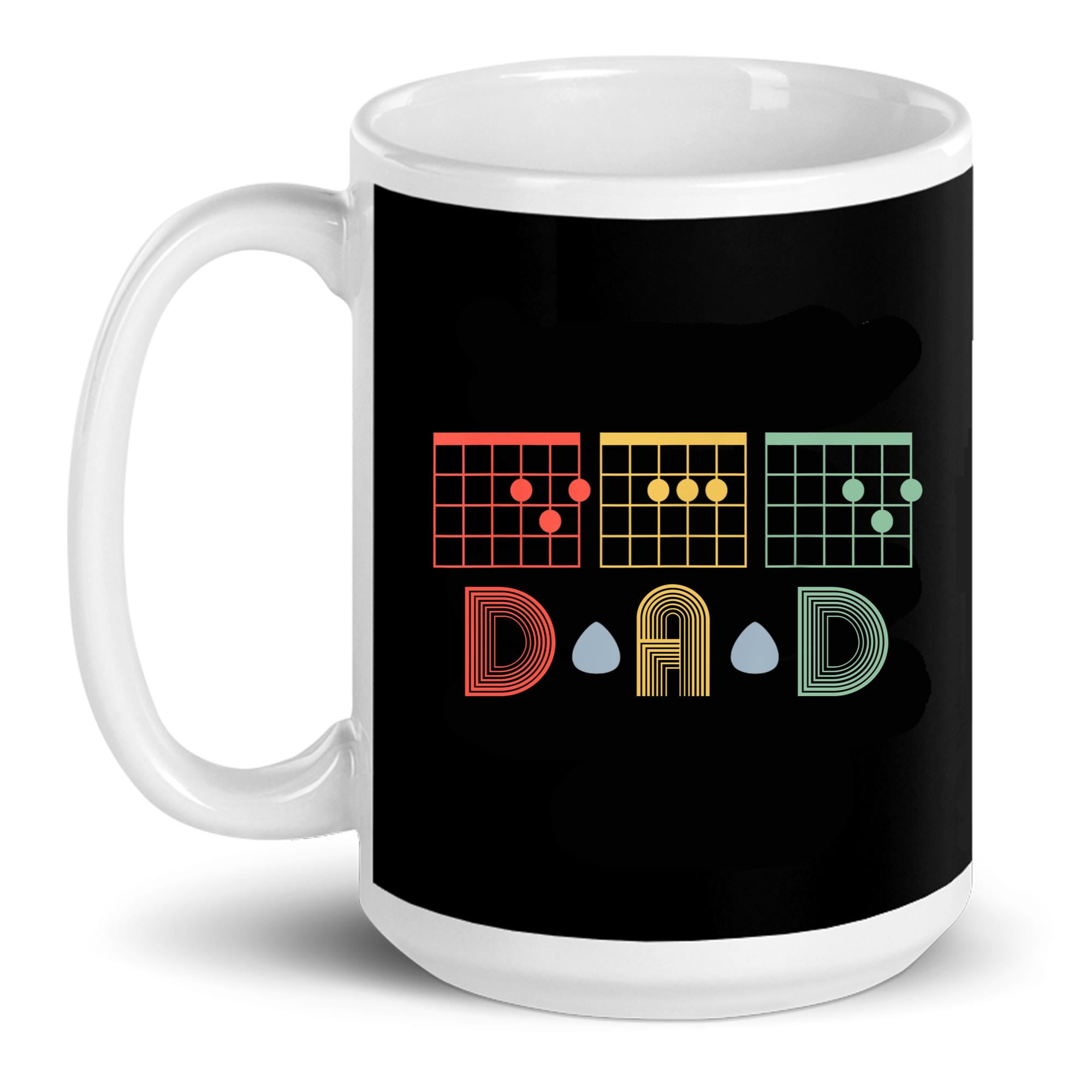Guitar Dad Chords Player Guitarist Fathers Day Papa Daddy Grandpa Gift ...