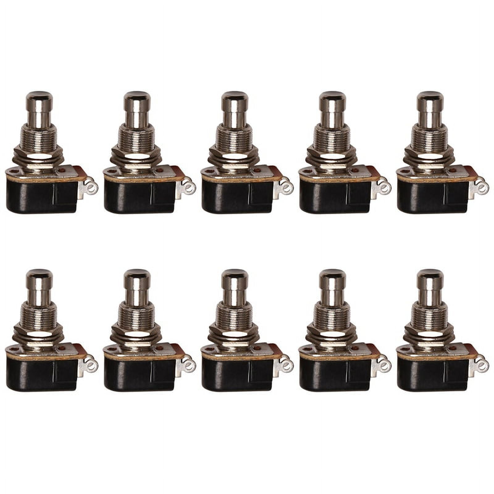 Guitar Effects Pedal Box Momentary SPST Button Stomp Foot Switch Push ...