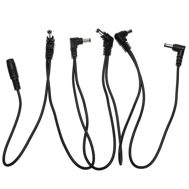 Guitar Effects Pedal Power Daisy Chain Cable 1 to 3 4 5 6 Ways For 9V ...