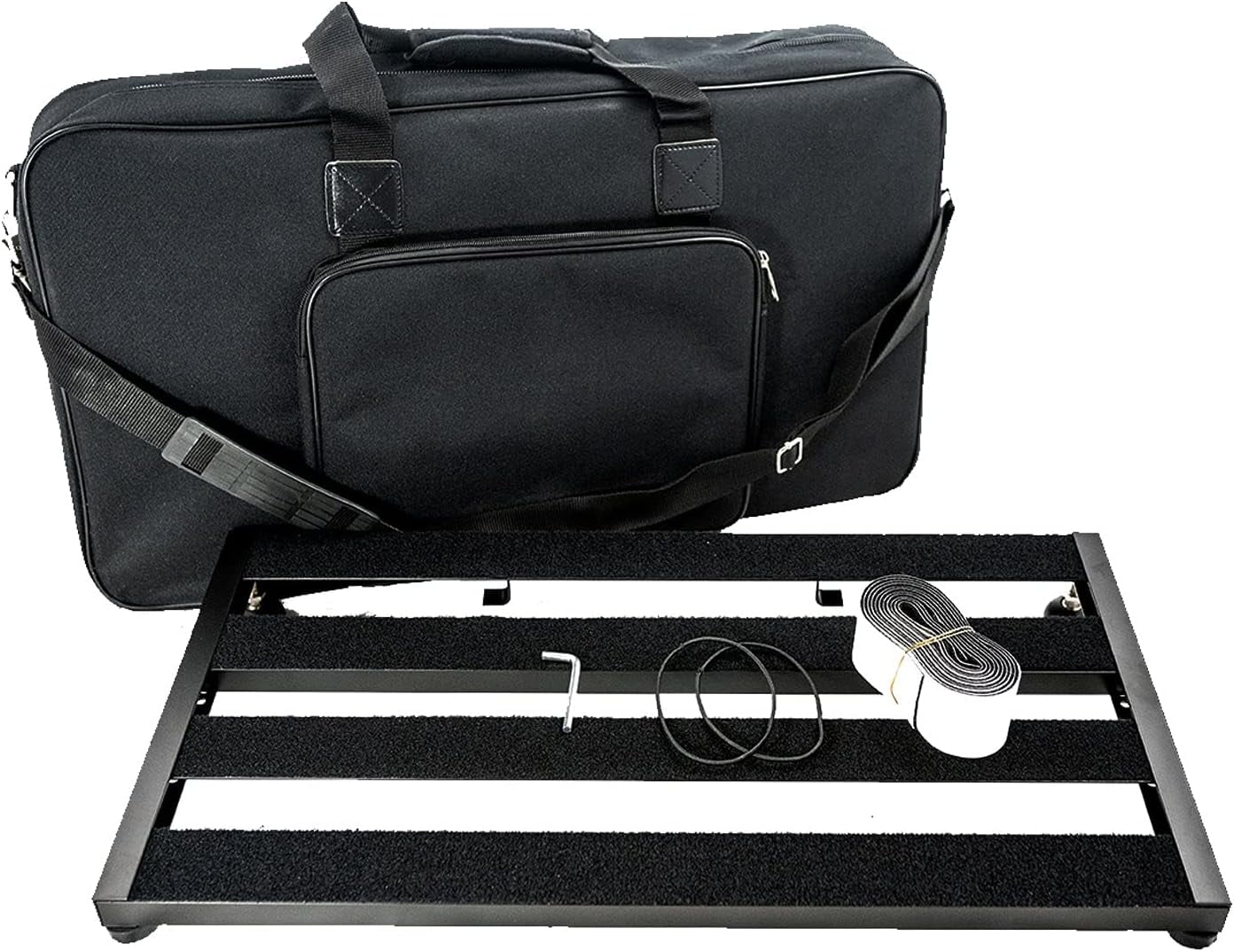 Guitar Effects Pedalboard - 4 Rails - Aluminum Build & Rubber Feet (24 ...