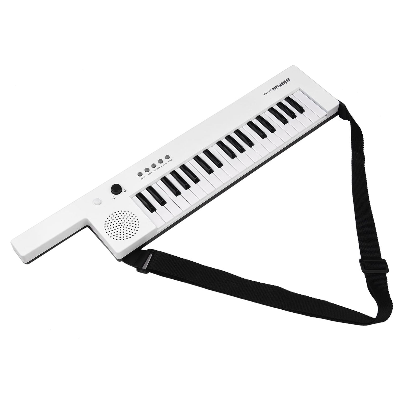 37-Key Rechargeable Mini Musical Instrument: Guitar-Shaped Electronic ...