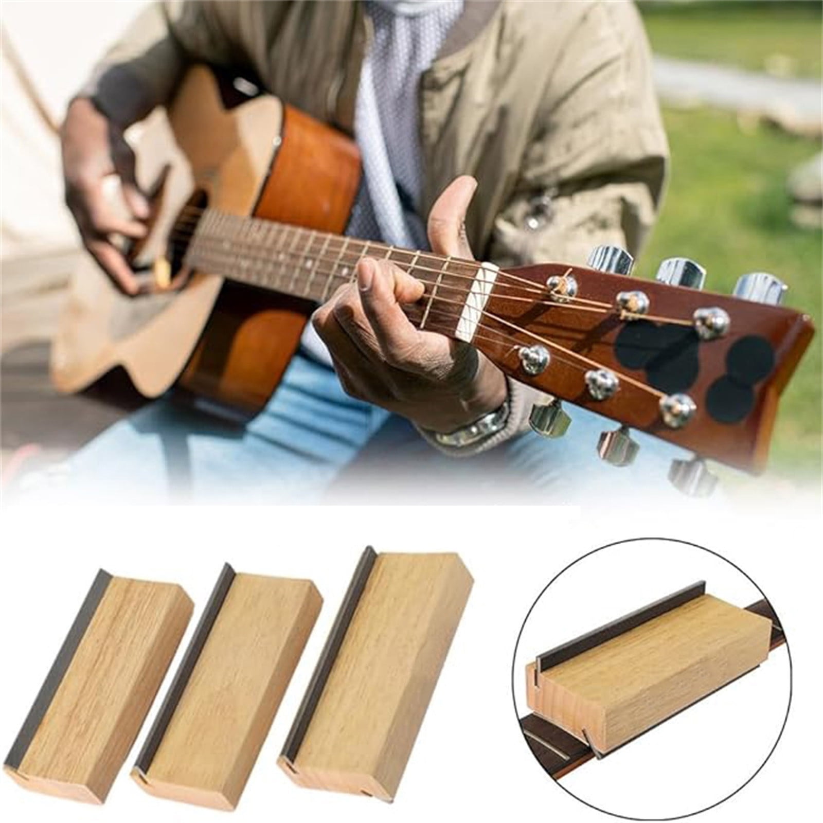 Guitar Fret Beveling Tool, 90-Degree Fret End File, Double-Sided ...
