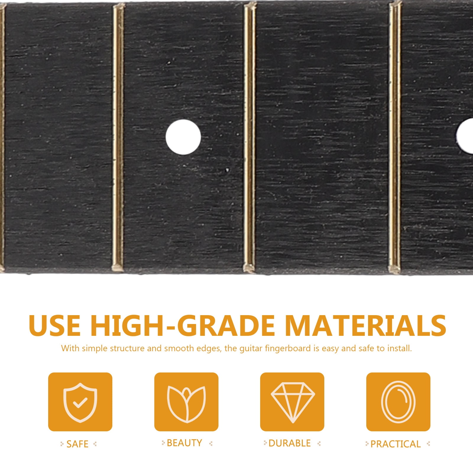 Guitar Fret Board 2x Guitar Fretboard Replacement for Electric/ Box ...