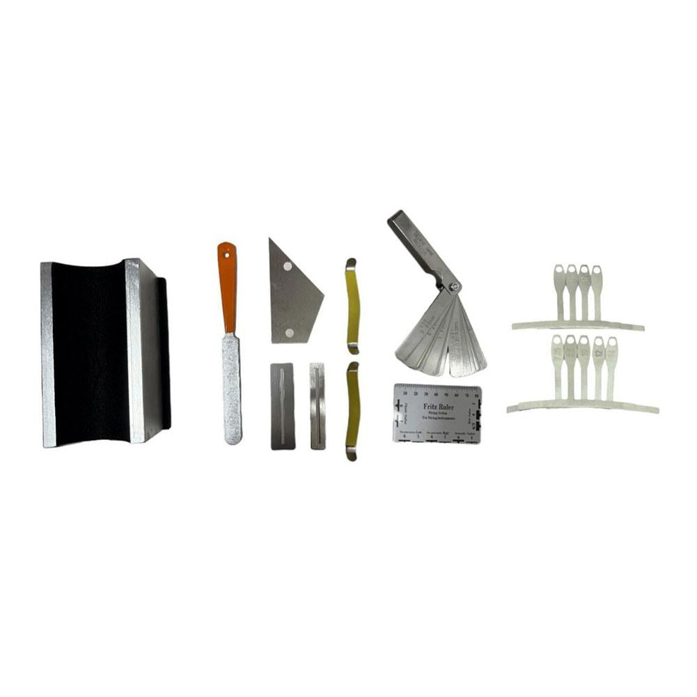 Guitar Fret File Leveling Kit - Guitar Luthier Tool Set with Crowning ...