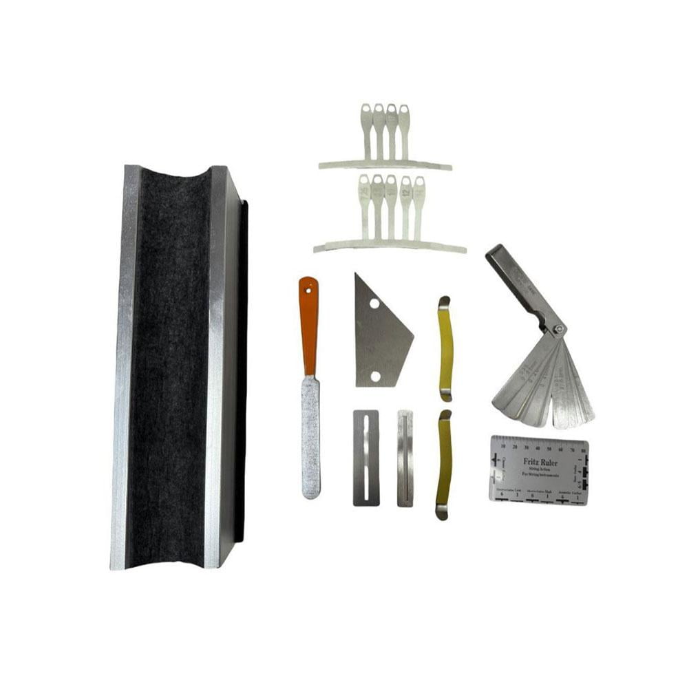 Guitar Fret File Leveling Kit - Guitar Luthier Tool Set with Crowning ...