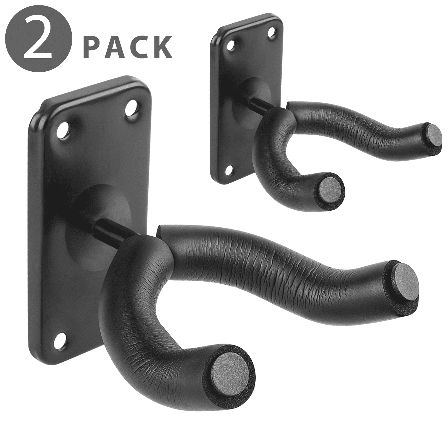 Guitar Hanger, Wall Mount Bracket Hook Holder Display Rack Hook w/ Foam ...