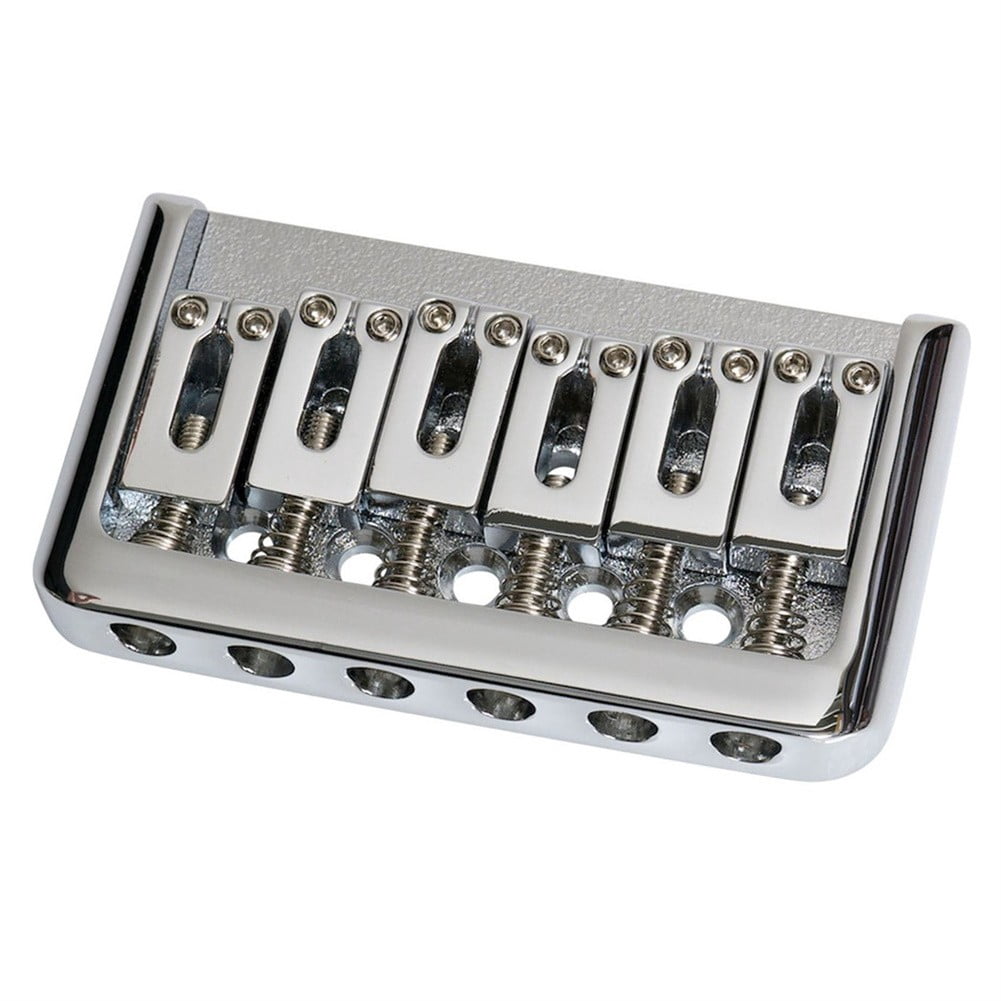 Guitar Hardtail Bridge Saddle For ST/TL 6 String Guitar Fixed Hard Tail ...