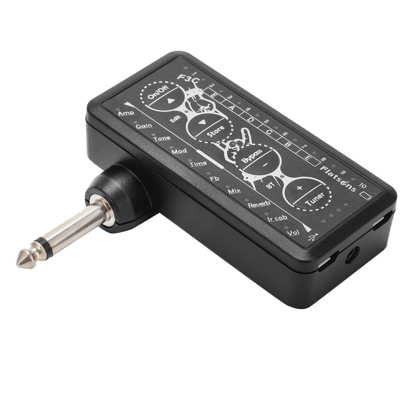 Guitar Headphone Amplifer Multi?Effects Mini Plug?In USB Chargable ...