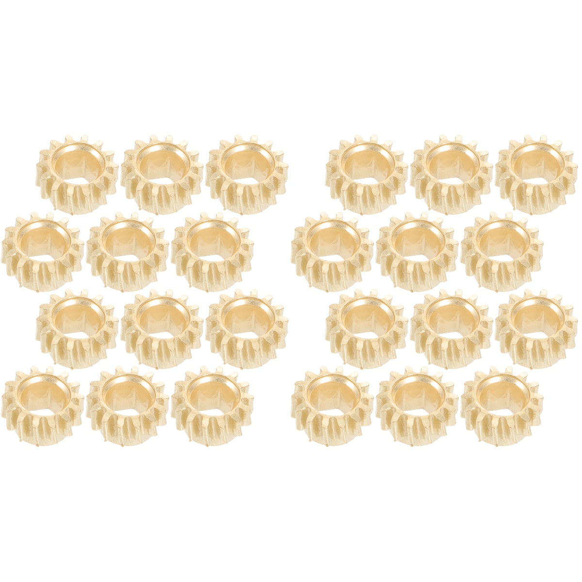 FENGGUIQU Durable Golden Guitar Tuning Gears with Hexagonal Hole 24Pcs ...