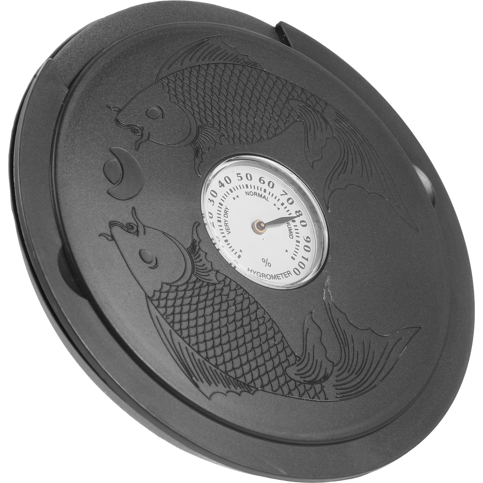Guitar Humidifier Barometer Acoustic Hole Tool Humidity Humidor Black ...
