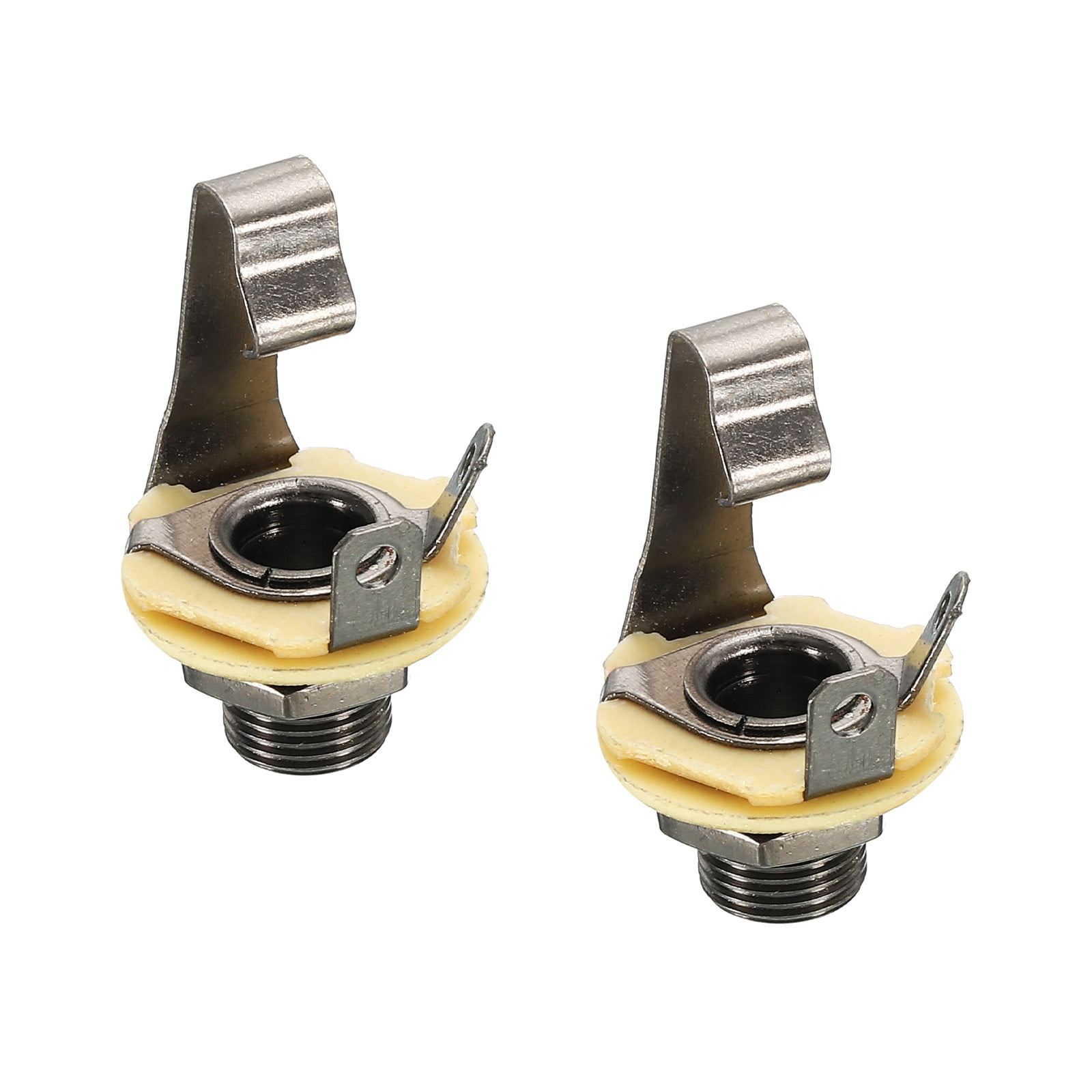 Guitar Input Jack 1/4" Stereo Jack Mono Panel Mount Socket Black for ...