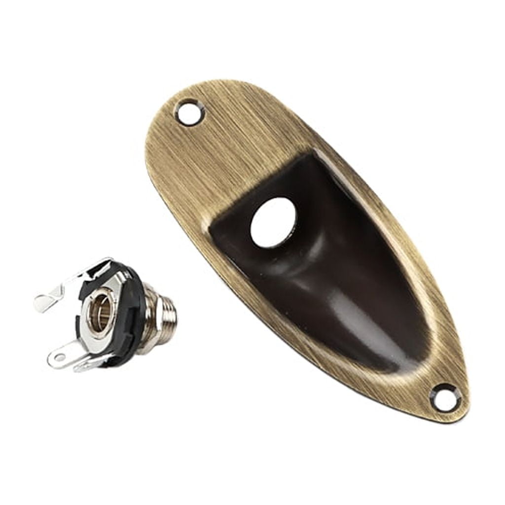 Guitar Input Jack Boat Style Jack Plate Guitar Pickup Output Input Jack ...
