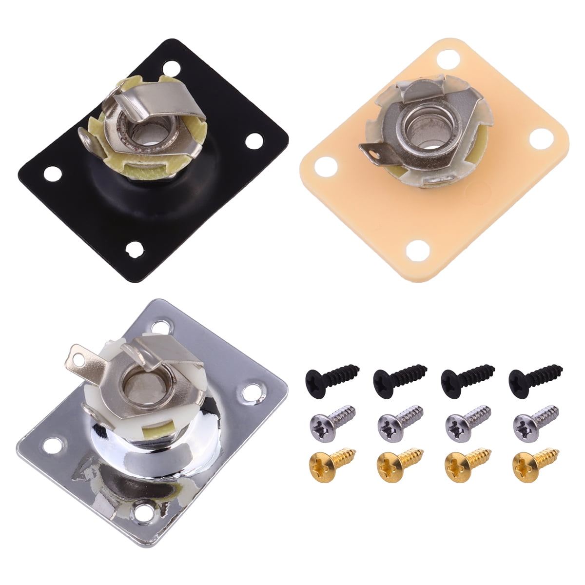 3 Sets Interface Connection Hole Electronic Socket Plate for Electric ...