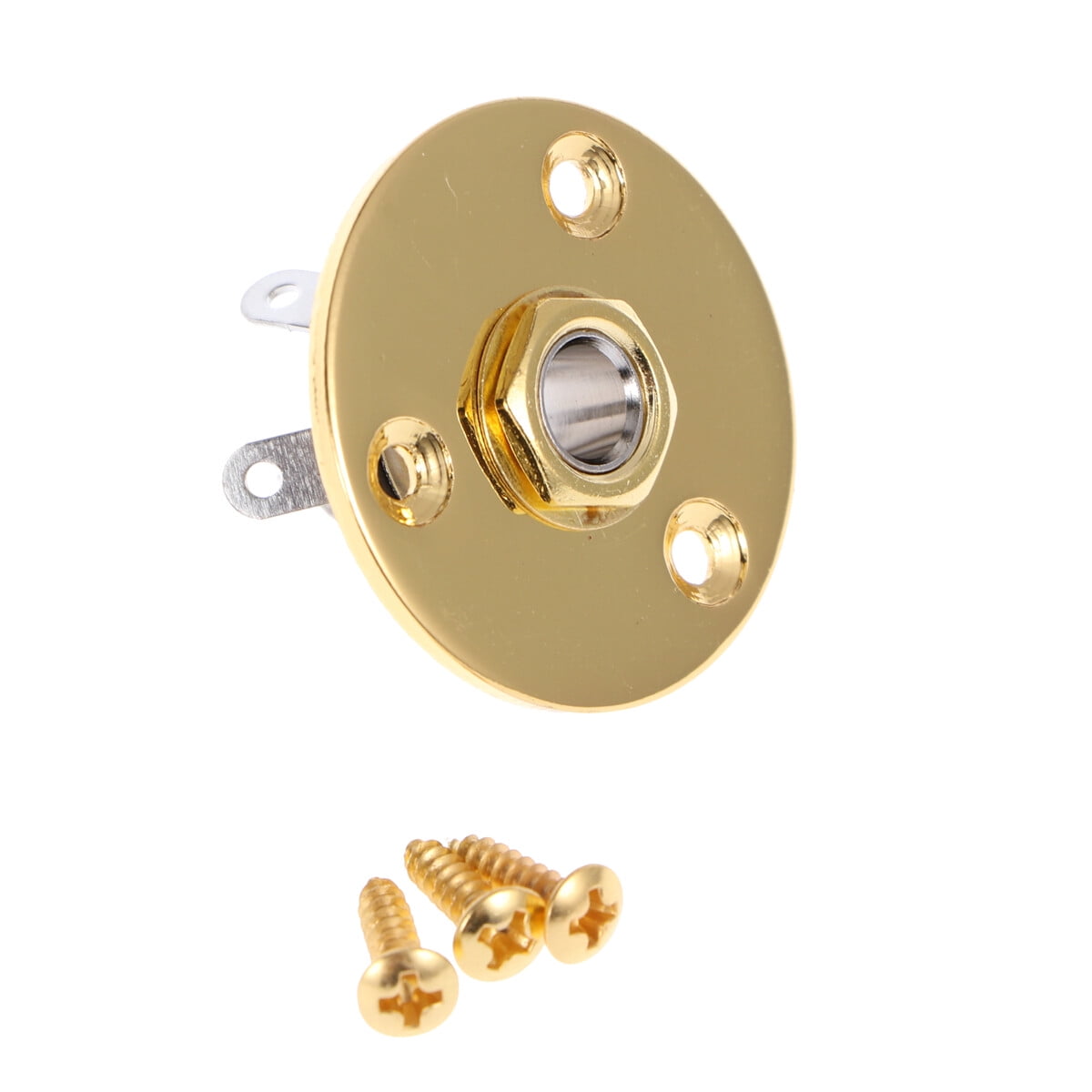 Guitar Jack Plate Headphone Electric Tuning Keys Bass Barrel Socket ...