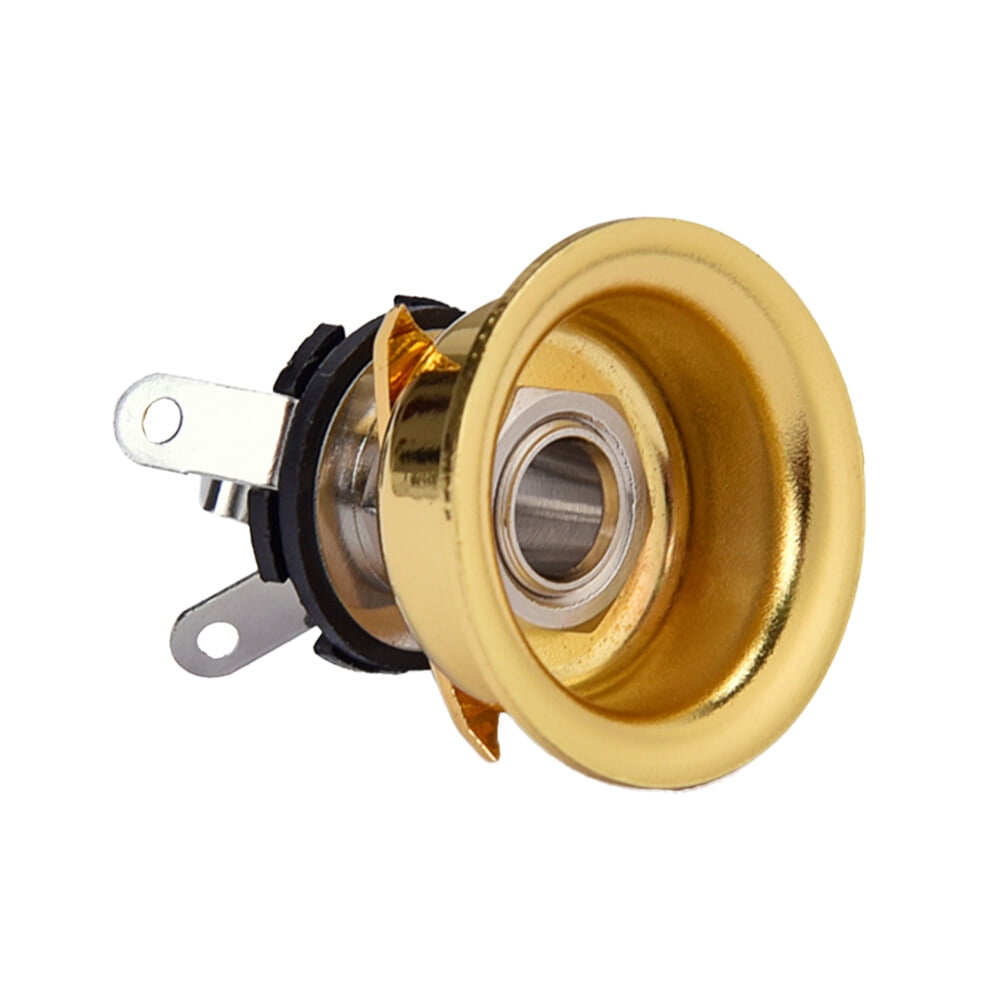 Golden Connector Set for Guitar Use with Copper and Iron Material 1 PC ...