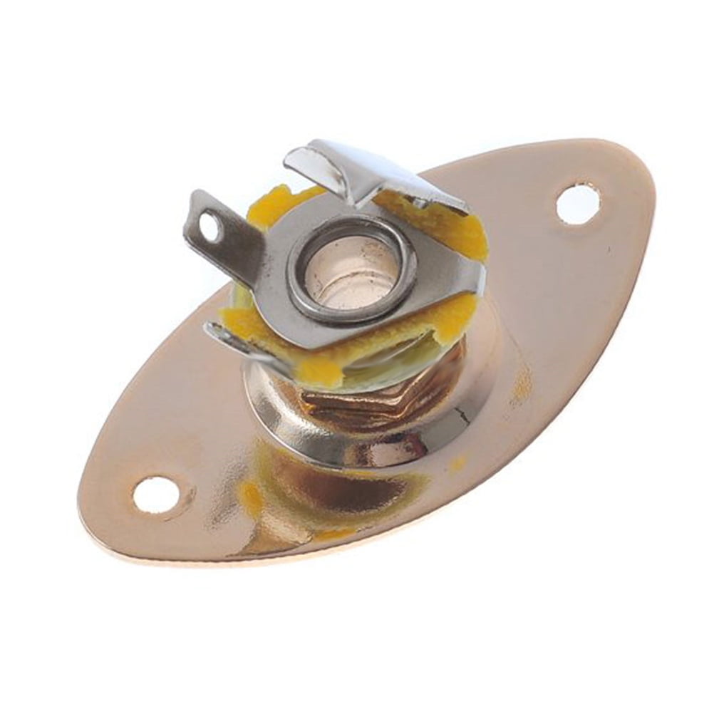 Guitar Jacks Jackplate for Electric Guitar Golden Guitar Jack Plate ...