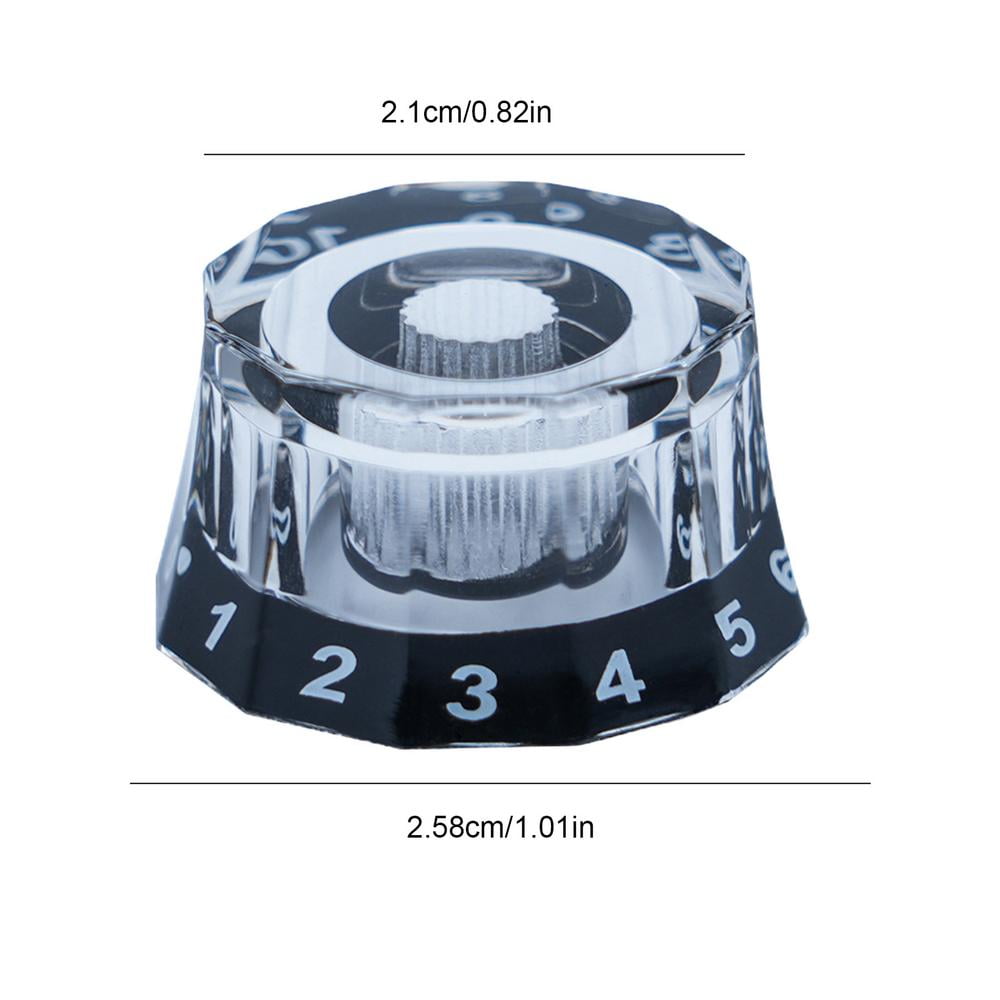 Guitar Knobs Portable LP Guitar Volume Tone Knobs Speed Control Knob Guitar Accessories Turning ...
