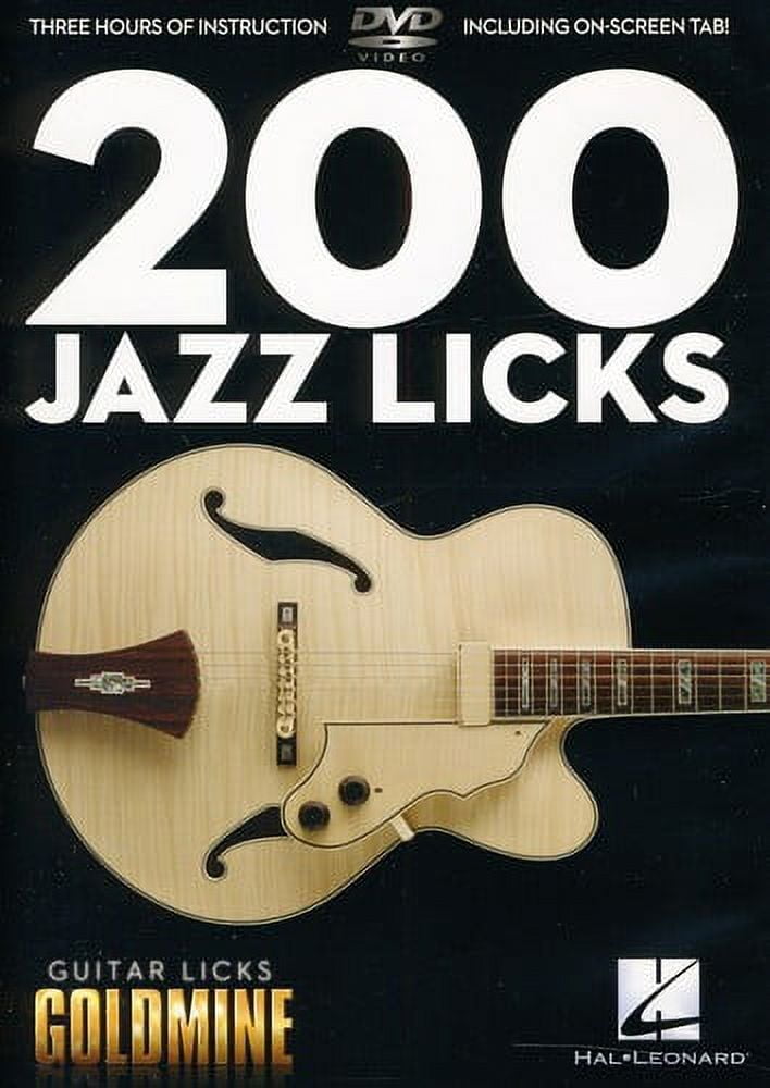 Guitar Licks Goldmine: 200 Jazz Licks (DVD), Hal Leonard, Special Interests - Walmart.com