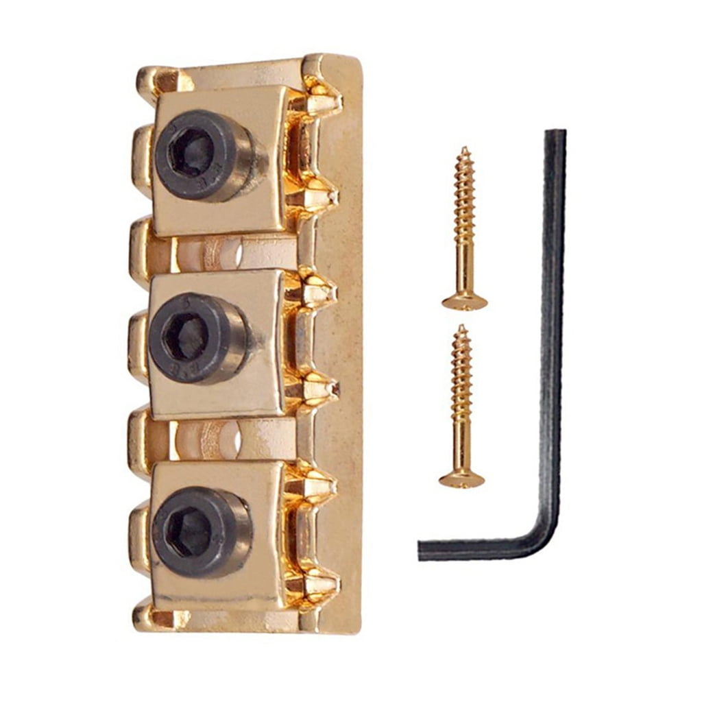 Guitar Lock Nut Electric Guitar Metal String Locking Nut with Mounting ...