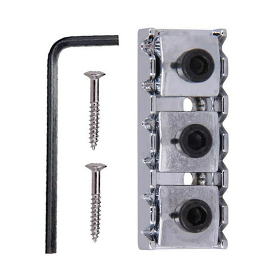 Guitar Lock Nut Electric Guitar Metal String Locking Nut with Mounting ...