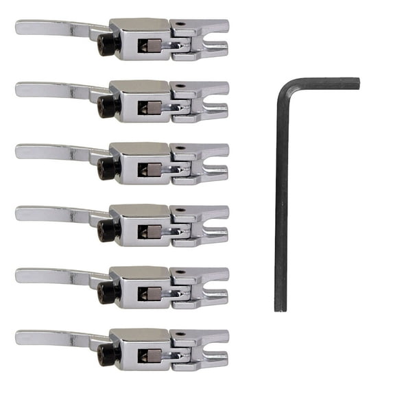 Guitar Locked String Saddles Roller Bridge Tremolo Saddles Metal ...